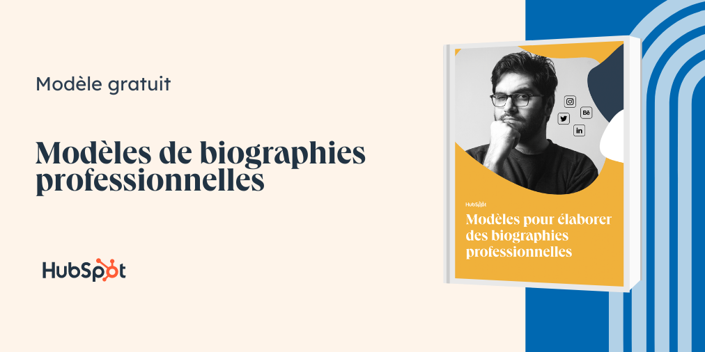 Modèles de biographies professionnelles