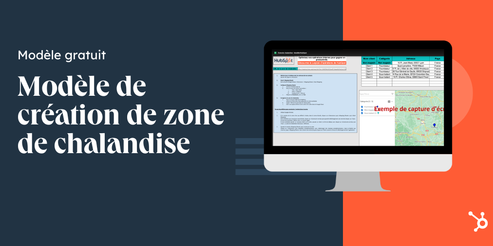 Modèle de création de zone de chalandise | HubSpot